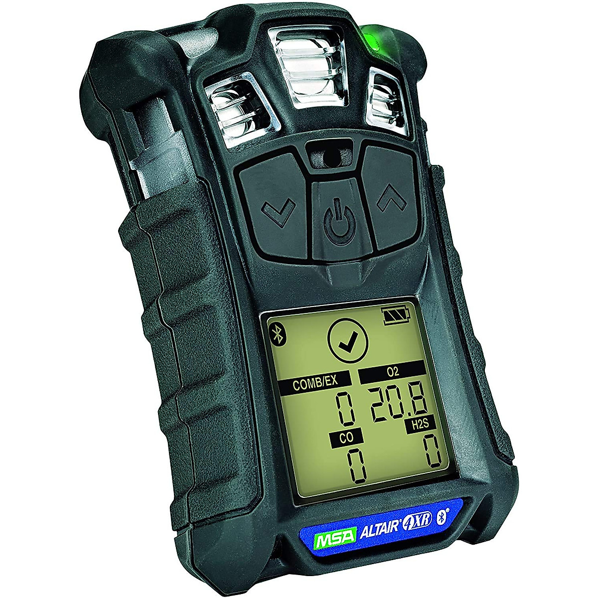 MSA 10179330 ALTAIR 4XR Multi-Gas Detector - (LEL, O2, H2S, CO-H2), Color: Charcoal, Portable Gas Monitor, Durable, Handheld, UL/CSA Approval, Instrument Only