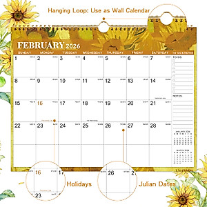 2023 Wall Calendar - Wall calendar 2023-2024, January 2023 - June 2024, 18 Months Wall Calendar, 14.6” × 11.4”, Twin-Wire Binding, Premium Paper, Blank Blocks - Art Paintings Design