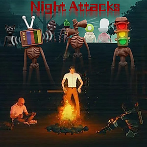 Keyron Action Figures, 8 Pcs Horror Character Toys Set for Birthday Party Cake Topper Centerpiece Decorations, Halloween Easter Christmas Ornaments, Creative Gift for Kids Boys Girls