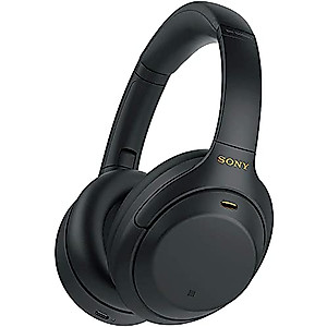 WH-1000XM4 Wireless Industry Leading Noise Canceling Overhead Headphones with Mic for Phone-Call (International Version)