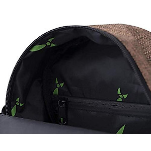 Discreet Smoker Smell Proof Mini Backpack with Secret Lock (Black)