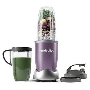 NutriBullet Pro 900 Watt Hi-Speed Blender/Mixer Twist and Blend 9-Piece Set (Lilac)