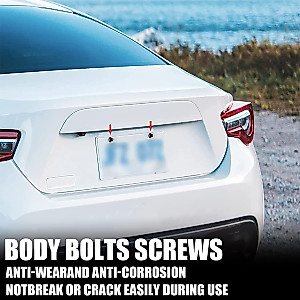 35PCS Engine Under Cover Splash Shield Guard Body Bolts, Bumper Fender Liner Push Retainer Fastener Rivet Clips, Universal Extruded U-Nuts Kit, Compatible with Infiniti G35 G37 EX35 FX35 FX45