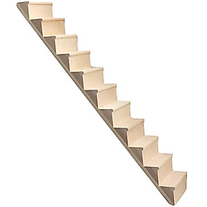 Toyvian Doll House Stairs Landscape Layout Props Miniature Staircase Mini House Stairs Model Home Décor Stairs Statues Wood Stairs Mini Stair Step Mini Houses Wooden Furniture Small Stairs