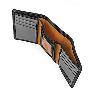 Timberland PRO Men's Leather RFID Trifold Wallet with Id Window