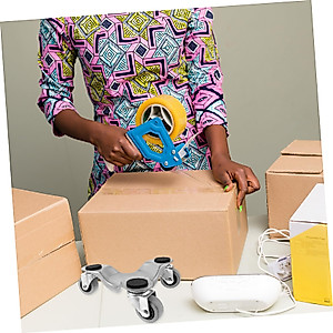 Moving Artifact Moving Wheels Furniture Rollers Furniture Dolly Moving Dolly 3 Wheel Dolly Portable Moving Rollers Moving Tool for Furniture Dolly Wheels Carbon Steel Lifts Heavy