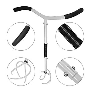 BARAYSTUS Height Adjustable Twist Tiller, Garden Claw, Cultivator Tiller, Hand Tiller, Soil Lossener, Lawn Aerator, Areator Loosen, Rototiller, Garden Bed and Plant Box Cultivator.