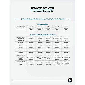 Quicksilver by Mercury Marine 879885Q Inline Fuel Filter for Mercury and Mariner Outboards