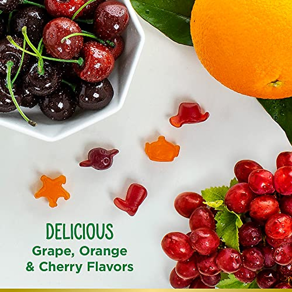 Nature's Bounty Disney and Pixar Toy Story Kids Gummy Multivitamin, Natural Grape, Orange & Cherry Flavored, Supports, Immune, Bone and Eye Health, 180 Gummies