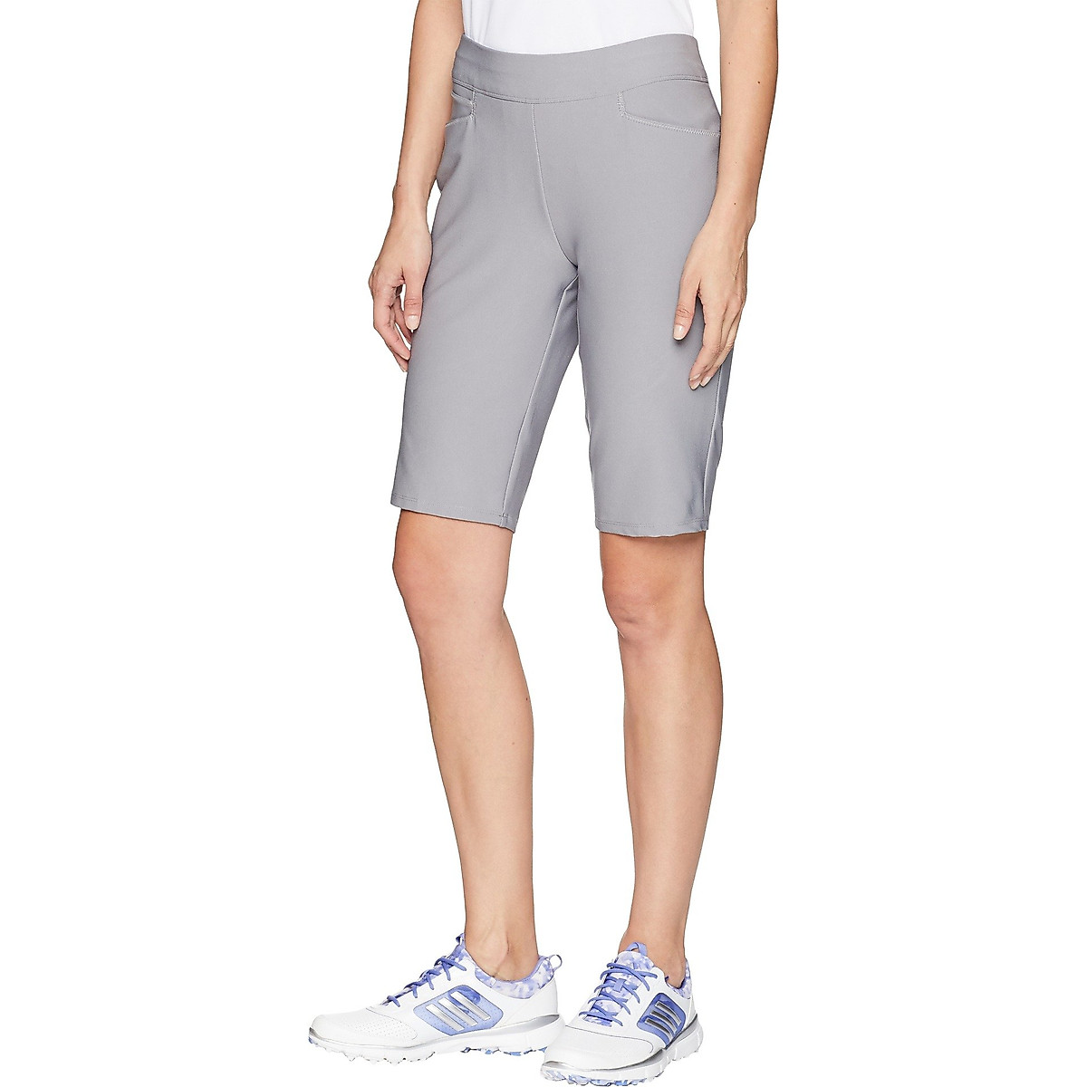 adidas Golf Women's Ultimate Bermuda Short, Grey Three, Small