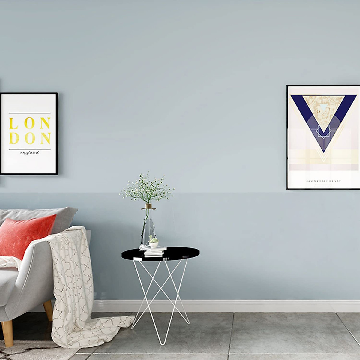 LaCheery Clear Contact Paper Peel and Stick for Crafts Clear Contact Paper Roll Self Adhesive Clear Wall Protector Sheet Waterproof Transparent Contact Paper for Kitchen Backsplash Furniture 17.7"x80"