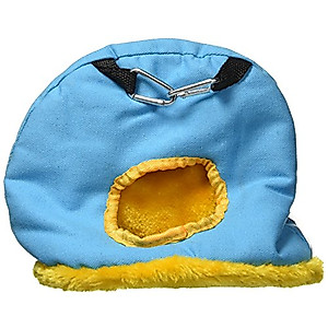 Prevue Pet Products BPV1168 Medium Snuggle Sack Bird Nest with 2-1/2-Inch Opening, Colors Vary