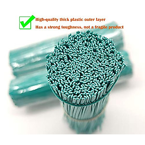 Green Garden Plant Ties,500pcs 6” Twist Ties for Bags, Vines and Cords,Garden ties for Tomato Cage,Plant Supports for Effective Growing