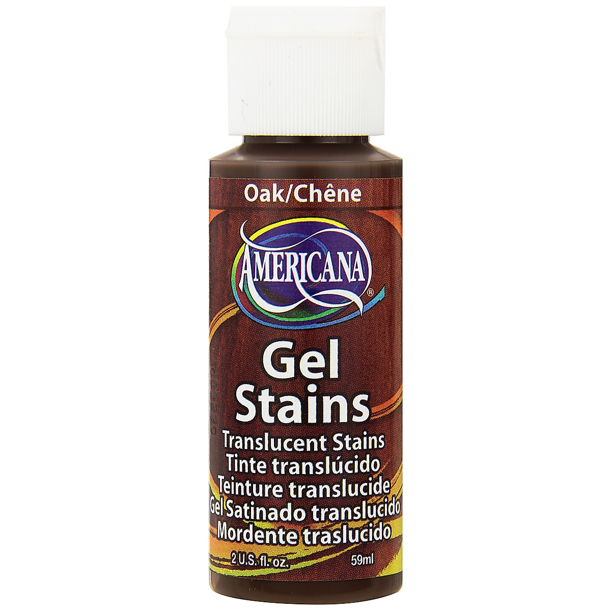 DecoArt DS30-3 Americana Gel Stains Acrylic Paint, 2-Ounce, Oak