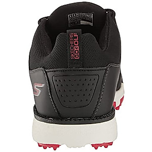 Skechers mens Elite Tour Sl Waterproof Golf Shoe, Black/Red, 13 US
