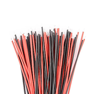 QUNQI STAR 50pcs 12V LED Lights Emitting Diodes, Pre Wired 7.9 Inch DC 12 Volt 5mm LED Assorted Kit for Circuit Science Experiment, DIY Lighting Projects(Mixcolors)