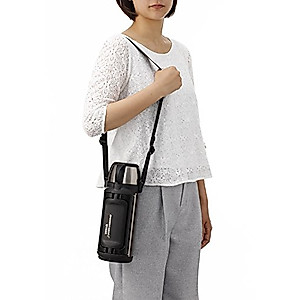 Tiger MHK-A151-XC Thermos Water Bottle, 5.6 gal (1.49 L), Cup, Large Capacity, Type, Tiger Silver