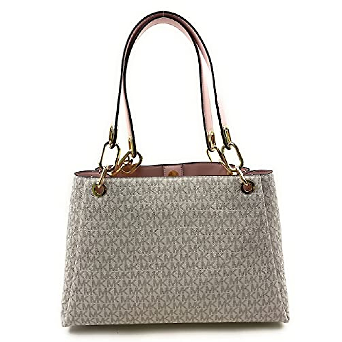 Michael Kors Women's Trisha Large Shoulder Bag Tote Purse Handbag (Vanilla multi)