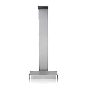 LUXA2 E-One Silver Solid-Metal Aluminum Universal Gaming Headphone Stand/Hanger/Holder for Beats, Senheiser, Sony, Bose, Philips, Audio-Technica, Plantronics, Shure, Jabra, JVC, JBL, AKG, DJ, Gaming Headsets Display HO-HDP-ALE1SI-00