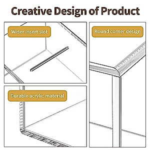 NIUBEE Piggy Bank for Adults, Acrylic Piggy Banks for Boys Girls Saving Real Money Cash Coin Jar, Must Break to Open Savings Box, Unbreakable Clear Money Saver(7x5x3 inch)