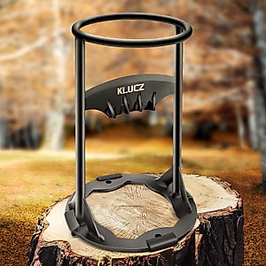KLUCZ Kindling Splitter, Manual Lightweight Log Splitter, High-Carbon Steel Splitter, Quick & Sturdy Wood Splitter, Safe Firewood Splitter for Home & Campsite Tool