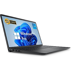2024 Newest Dell Inspiron 15 Business Laptop, 15.6" FHD Display, AMD Ryzen 5 5500U(6-core), 16GB RAM, 512GB SSD, AMD Radeon Graphics, Webcam, WiFi 6, Bluetooth, Windows 11 Pro, with Tugwry Cleaner Kit