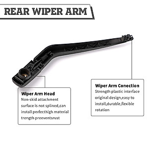 HODEE Rear Wiper Arm Blade Nut Set Replacement for Dodge Journey 2009-2019 Scion XB 2008-2015 XA 2004-2006 toyota Yaris 2007-2016,Rear Wiper Cover Accessories Assembly Wiper Cap Set for Back Window