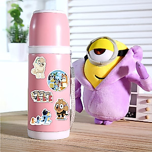 52PC Cute Cartoon Stickers Vinyl Waterproof Decals Party Favors for Kids Cute Kawaii Stickers for Water Bottles Bikes Luggage Computer Skateboard Car Motorcycle