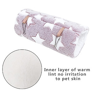 AZVNMT Mouse cage Accessory, Hanging Climbing Tunnel, Hamster, Guinea Pig, Ferret, Squirrel, Warm Winter Hiding Place, Hammock Plush Toy