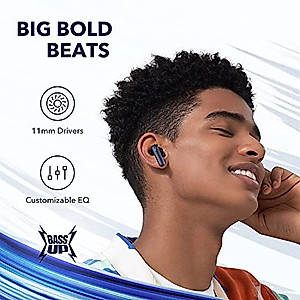Soundcore by Anker Life P3 Noise Cancelling Earbuds, Ultra Long 50H Playtime, Fast Charging, Big Bass, Multi-Mode Noise Cancelling, AI-Enhanced Calls, Wireless Charging, App Control, Bluetooth 5.2
