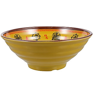 Yardwe Cereal Bowl Camping Dinnerware Bowl Udon Noodle Mala Tang Melamine Camping Eating Utensils Dinner Bowls
