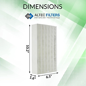 Altec Filters HEPA Premium Quality Replacement Filters Compatible with HPA300 Air Purifier, 3 Pack Fits HPA090, HPA100, HPA200, HPA300 HW HRF-R3 Filter R (HRF-R3 3 Pack)