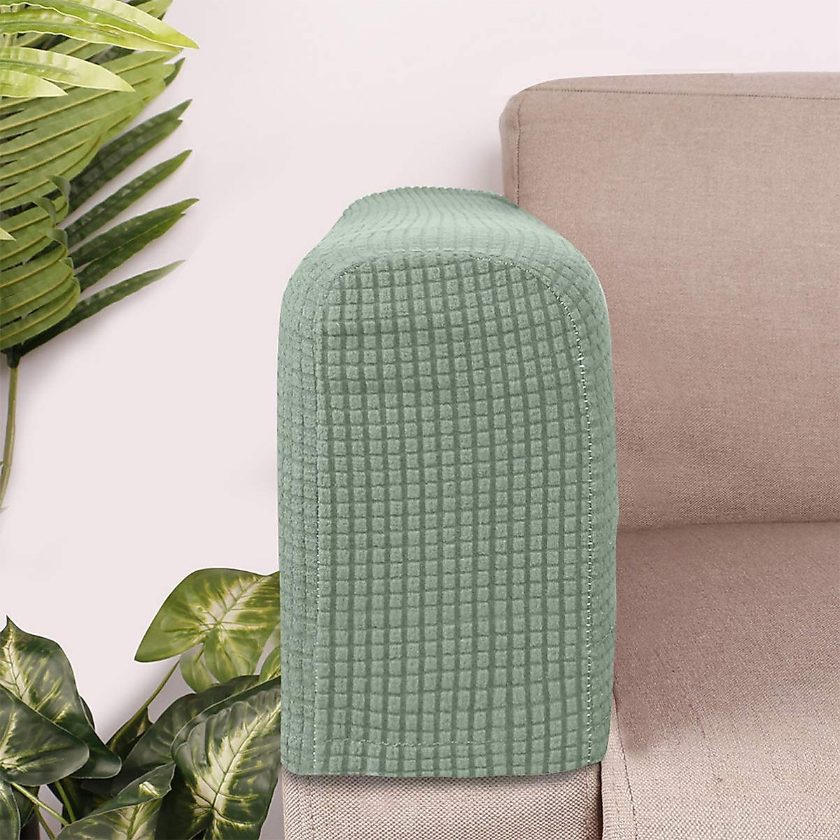 Veemoon 2pcs Chair Cushion Cover Recliner Chair Arm Covers Arm Protectors for Chairs Armrest Covers for Chairs Chair Armrest Cover Couch Loveseat Sofa Armrest Towel Black Towel Household