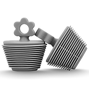 BOHAIPAN Bathtub Stopper, 2pcs Universal Tub Stopper, Silicone Bathtub Stoppers Bathtub Drain Plug, Suitable for Kitchen Bathroom Bathtub Sink Drain (Patented Products)