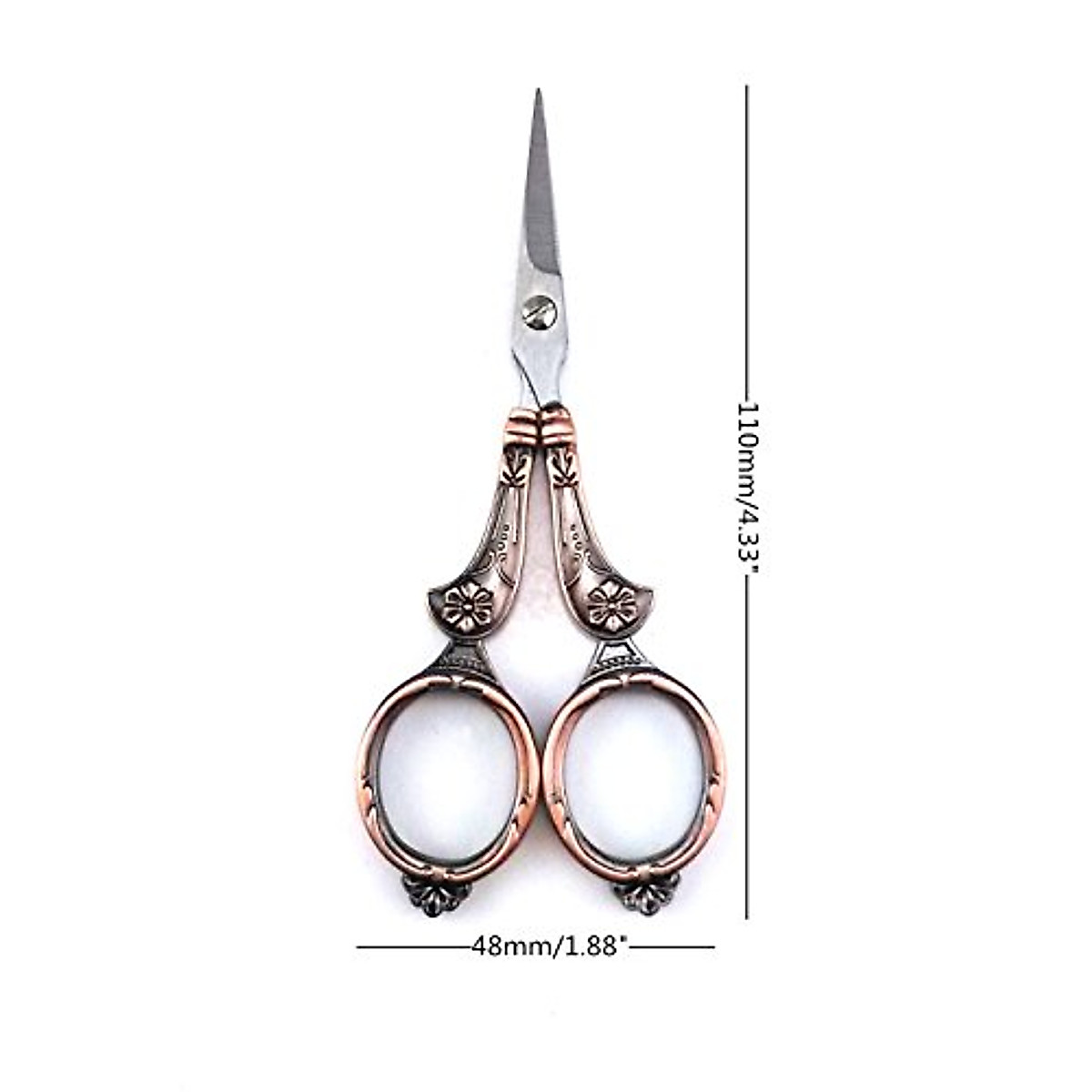 yueton Vintage European Style Needlework Embroidery Scissors (Copper)