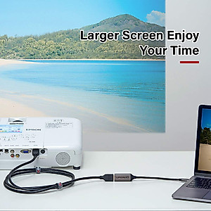 Upgrow USB C to HDMI Adapter 4K@60Hz Cable Type C to HDMI Adapter [Thunderbolt 3 Compatible],for MacBook Pro, Air, iPad Pro, Pixelbook, XPS, Galaxy, and More