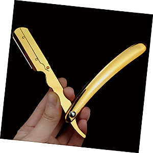 minkissy Engraved Razor Holder Blade Single Man Abs