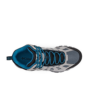 Columbia Men's Redmond III Mid Waterproof Hiking Shoe, Graphite/Black, 12 Wide