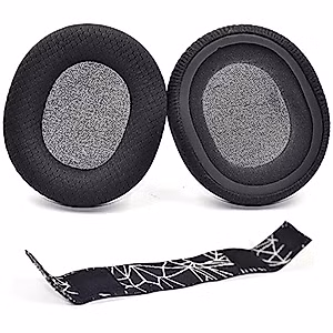 defean Arctis 3 Arctis 5 Repair Parts Suit Replacement Ear Pad and Headband Pad Compatible with Arctis 3, Arctis 5 Headset