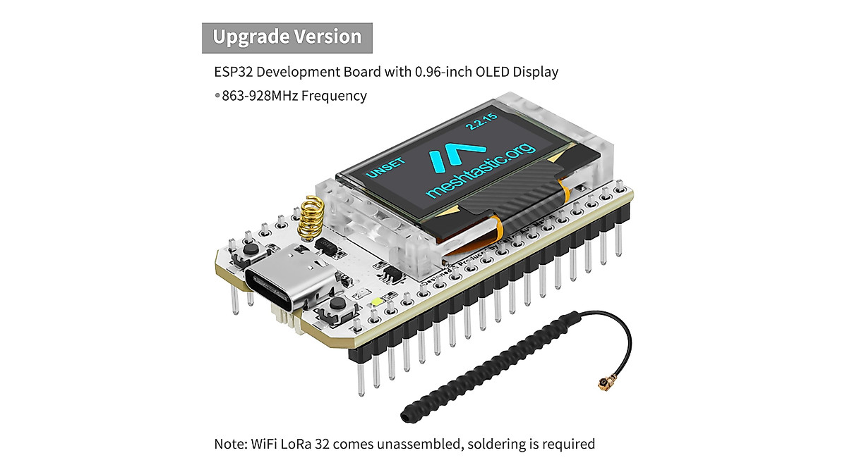 MakerFocus ESP32 LoRa V3 Development Board with WiFi Bluetooth