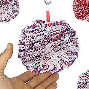 Bonka Bird Toys 1791 Paper Puff Bird Toy Foraging Parrot cage Toys Cages Shred Cockatiel Budgie. Quality Product Hand Made in The USA.