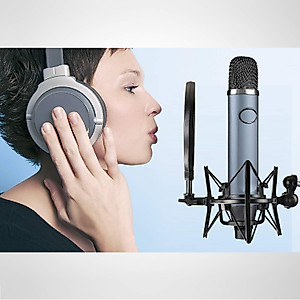 Blue Ember Mic Shock Mount with Pop Filter to Reduce Vibration Noise for Blue Ember Condenser Microphone by YOUSHARES