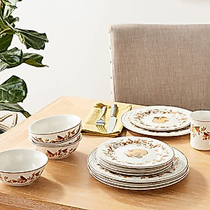 Pfaltzgraff Autumn Berry 16 Piece Dinnerware Set, Service for 4, Multi Colored