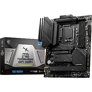 MSI MAG Z790 Tomahawk WiFi DDR4 Gaming Motherboard (Supports 12th/13th Gen Intel Processors, LGA 1700, DDR4, PCIe 5.0, M.2, 2.5Gbps LAN, USB 3.2 Gen2, Wi-Fi 6E, ATX)