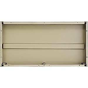 Global Industrial Assembled Janitorial Cabinet, 36x18x72, Tan