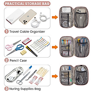 LOVEVOOK Laptop Backpack Purse for Women Work Traveling Commuter Backpack Business Computer Bag Doctor Nurse Bags College Backpack Teacher Laptop Bag, 15.6 Inch, Black-brown (Upgraded)