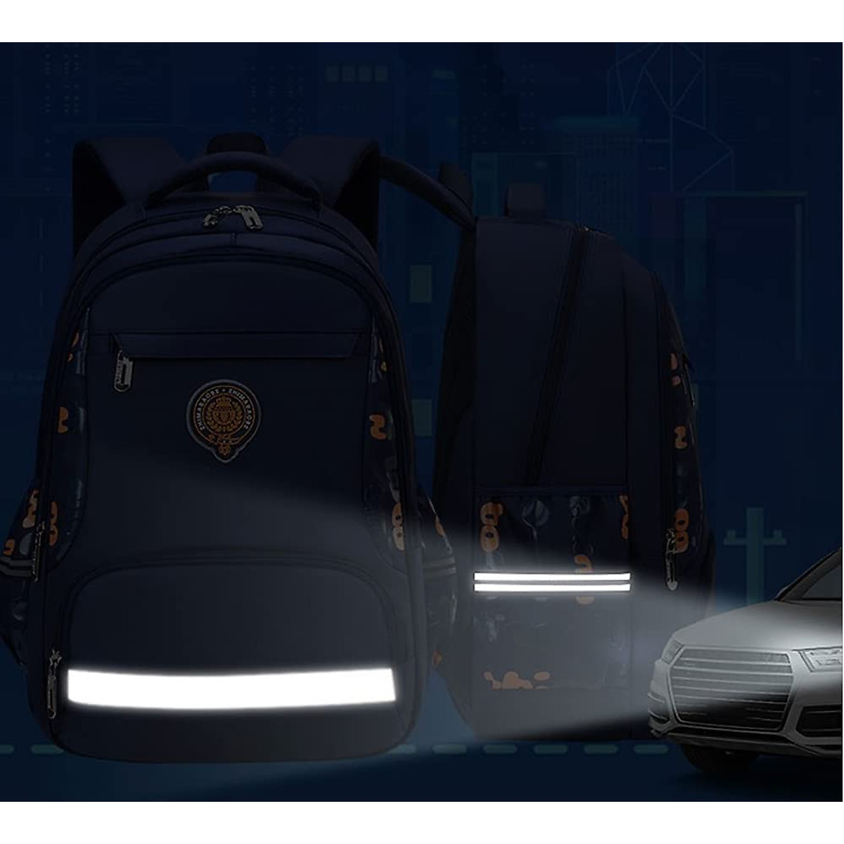 Yookeyo Boys Backpacks for Middle and Elementary School Teen Large Capacity Travel Bag Kids Leisure Schoolbags