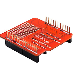 for XBee Shield Adapter Communication Breakout Board Red for Arduino UNO R3 Connectivity XBEE S2C Module with Female Header Pins