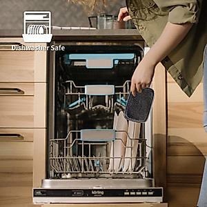 KQRIV Ceramic Spoon Rest for Stove Top - 6 Inch Large Navy Spoon Rest for Kitchen Counter Countertop - Dishwasher Safe - Heat Resistant Porcelain Cooking Utensil Rest