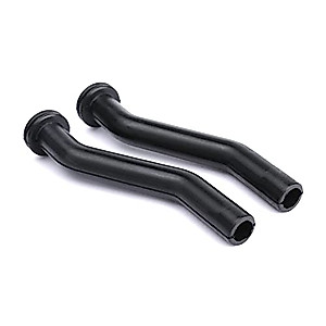 TUELETFU 596163 Vacuum Hose for Briggs and Stratton for John Deere D125 D130 D140 D160 D170 Lawn Mower Tractor Replaces 593998 797408 2pcs